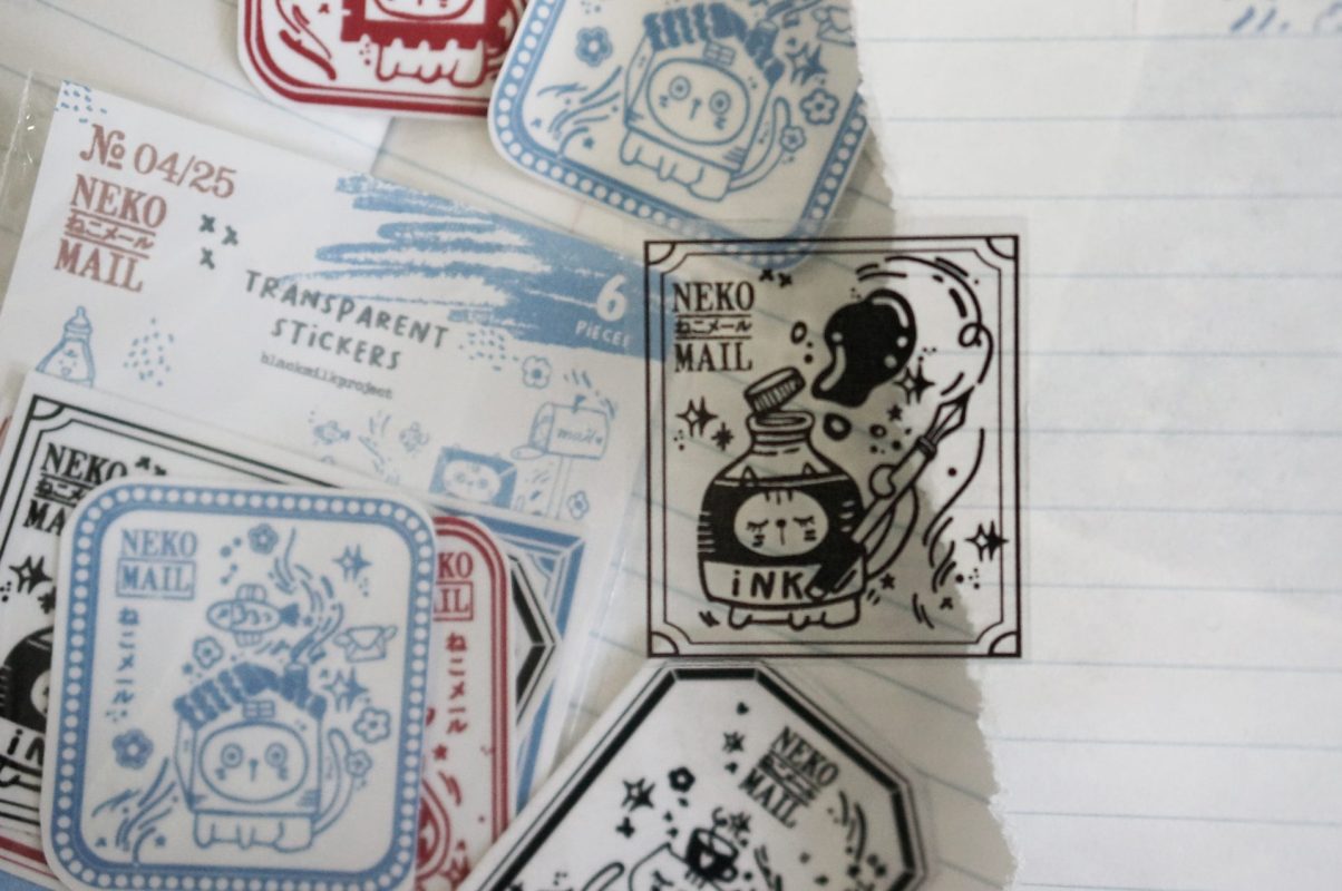 Black Milk Project Neko Mail Label Stickers
